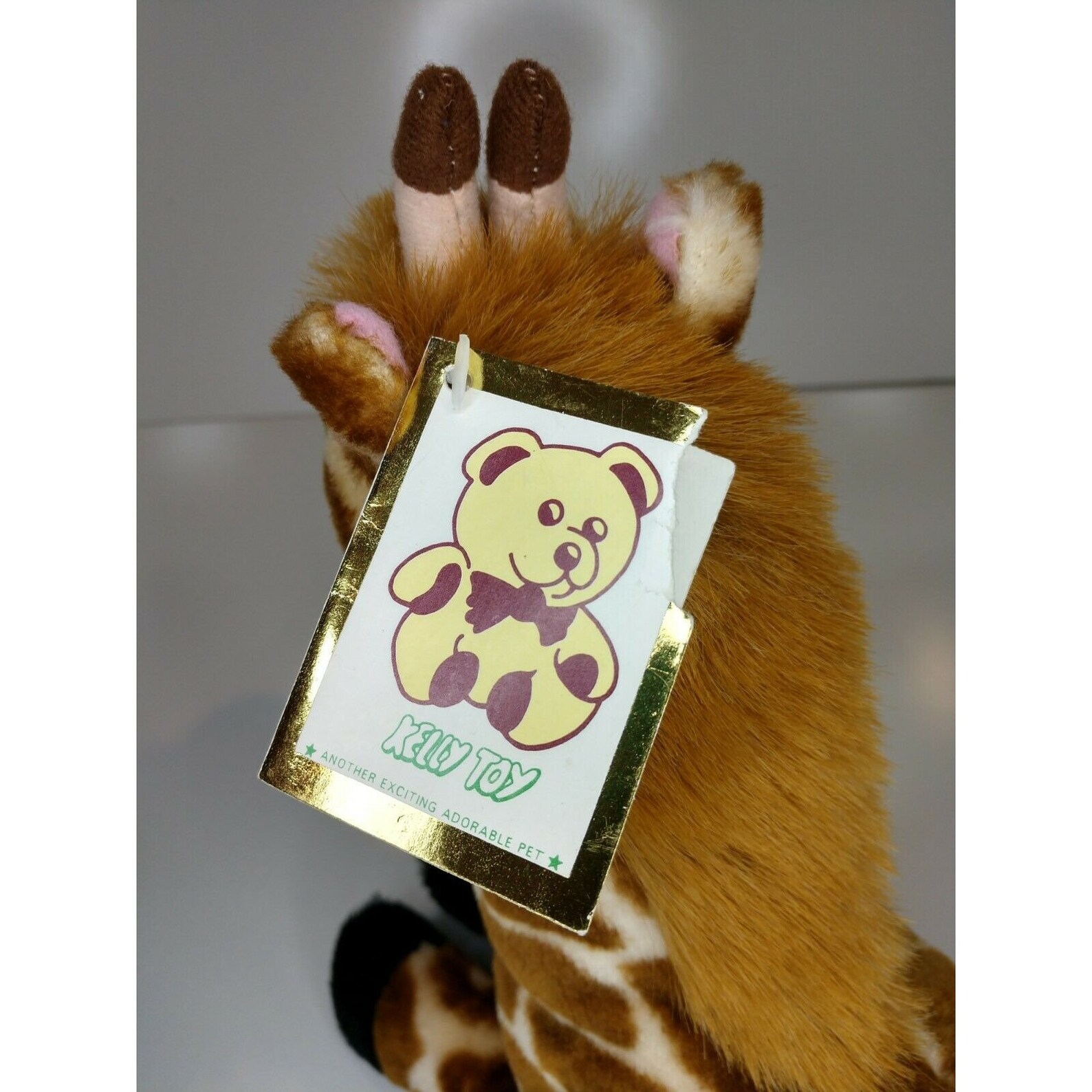 Kellytoy Vintage Plush Stuffed Giraffe Sitting 12 With Ear Tag - Etsy