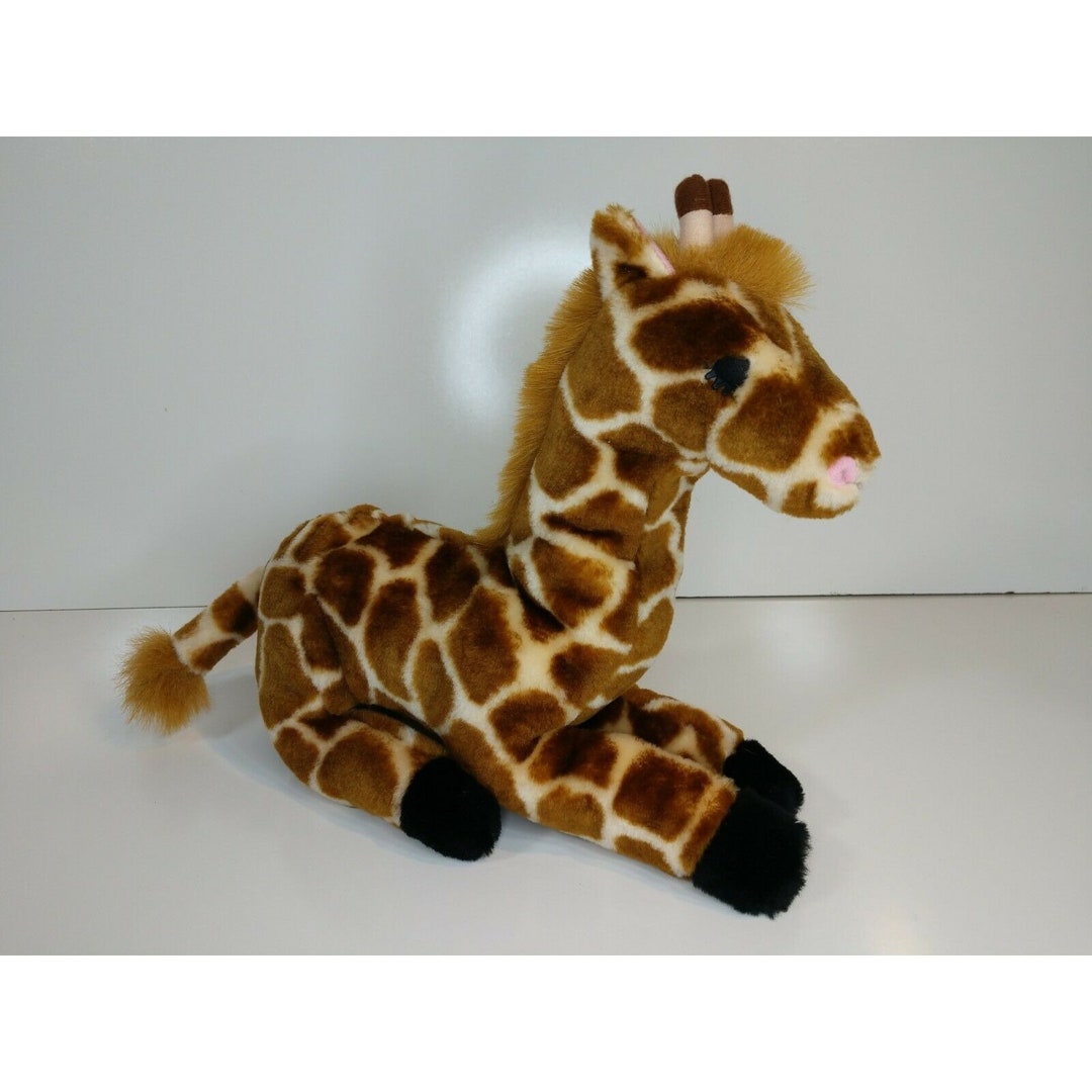 Kellytoy Vintage Plush Stuffed Giraffe Sitting 12" With Ear Tag - Etsy