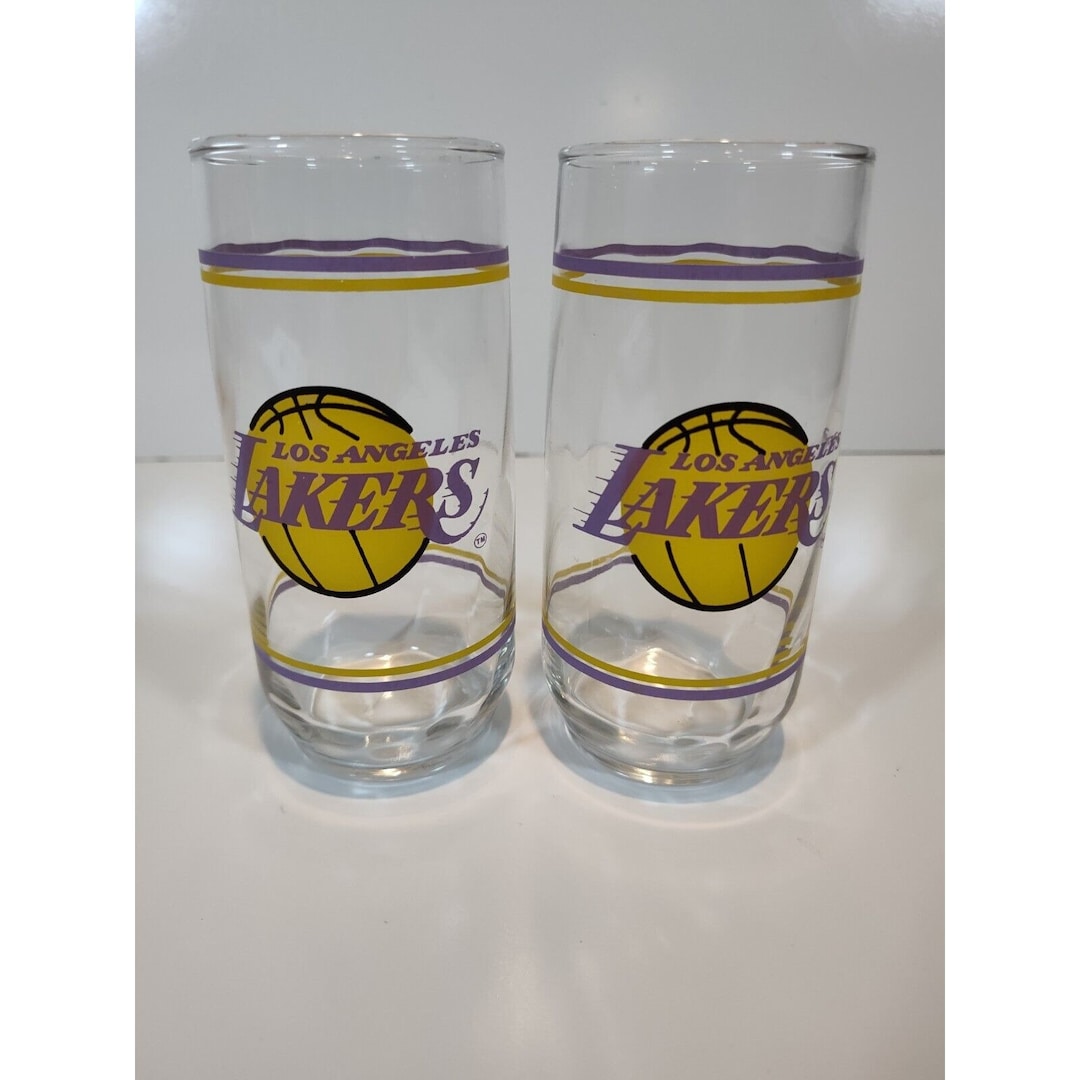 Los Angeles Lakers 16 Oz Tall Glass Tumblers Vintage 80's Lot of 2 LA NBA - Etsy