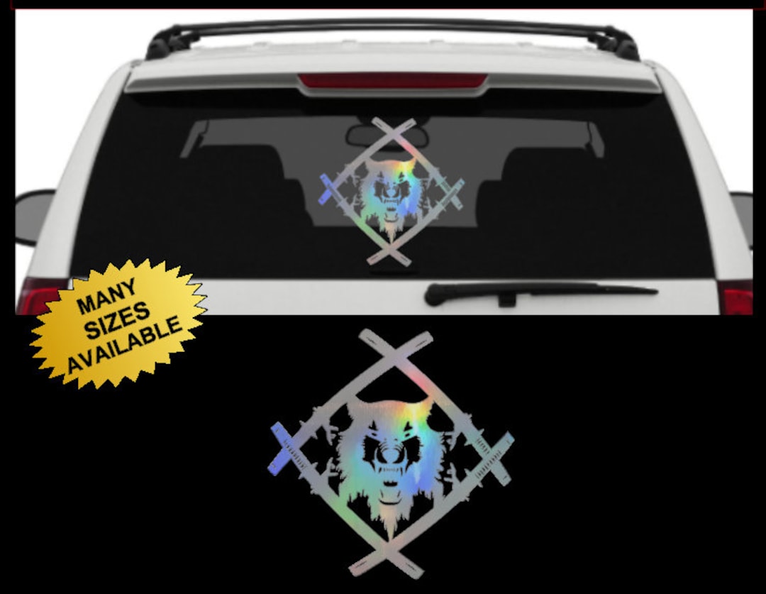 BIG Hollow Squad Bleach Xavier Wulf Vinyl Decal Sticker Car Truck ...
