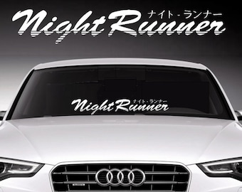 Night Runner Decal Sticker - Etsy