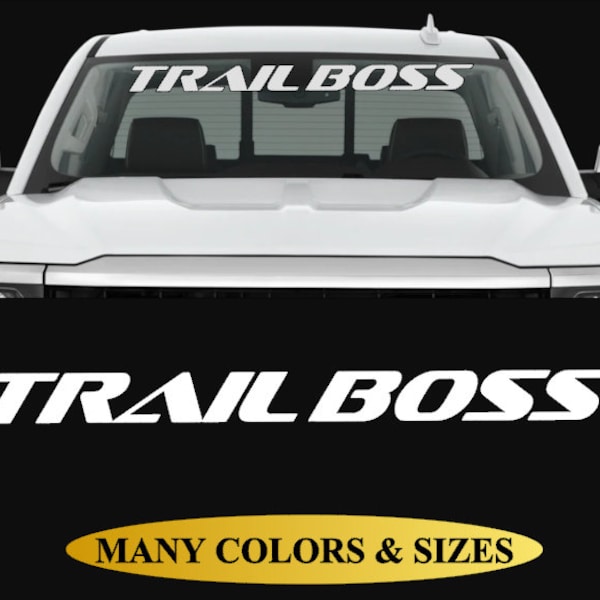 Trail Boss Decal - Etsy
