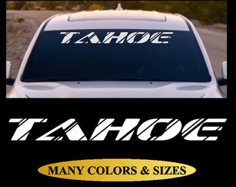 Tahoe Window Decal - Etsy