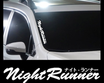 Night Runner Sticker - Etsy
