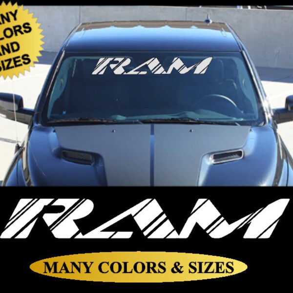 Ram Back Window Decal - Etsy