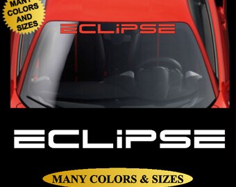 Eclipse Car Decal - Etsy