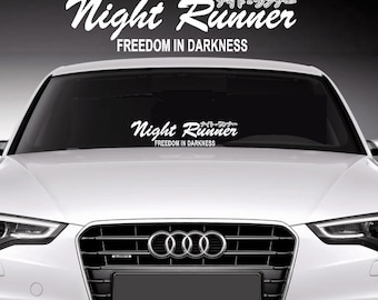 Night Runner Decal - Etsy