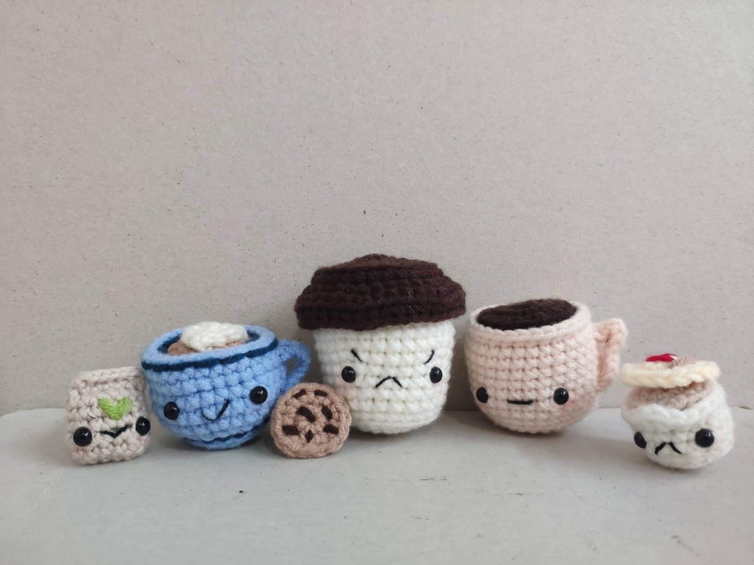 Crochet Coffee Pattern, Coffee Crochet, Amigurumi Coffee, Amigurumi ...