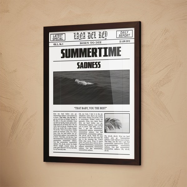 Summertime Sadness - Etsy