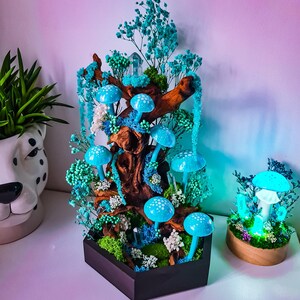 Giant Mushroom Lamp, Mushroom Light, Glowing Fungi, Glowing Mushrooms ...