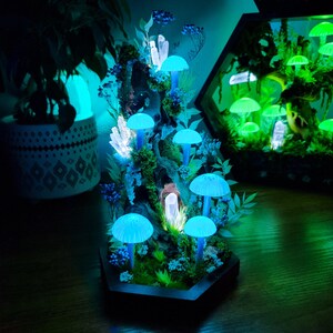 Giant Mushroom Lamp, Mushroom Light, Glowing Fungi, Glowing Mushrooms ...