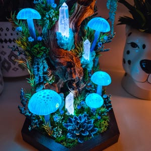 Giant Mushroom Lamp, Mushroom Light, Glowing Fungi, Glowing Mushrooms ...
