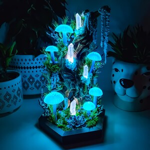 Giant Mushroom Lamp, Mushroom Light, Glowing Fungi, Glowing Mushrooms ...