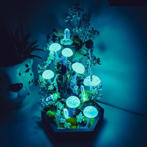 Giant Mushroom Lamp, Mushroom Light, Glowing Fungi, Glowing Mushrooms ...