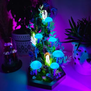 Giant Mushroom Lamp, Mushroom Light, Glowing Fungi, Glowing Mushrooms ...