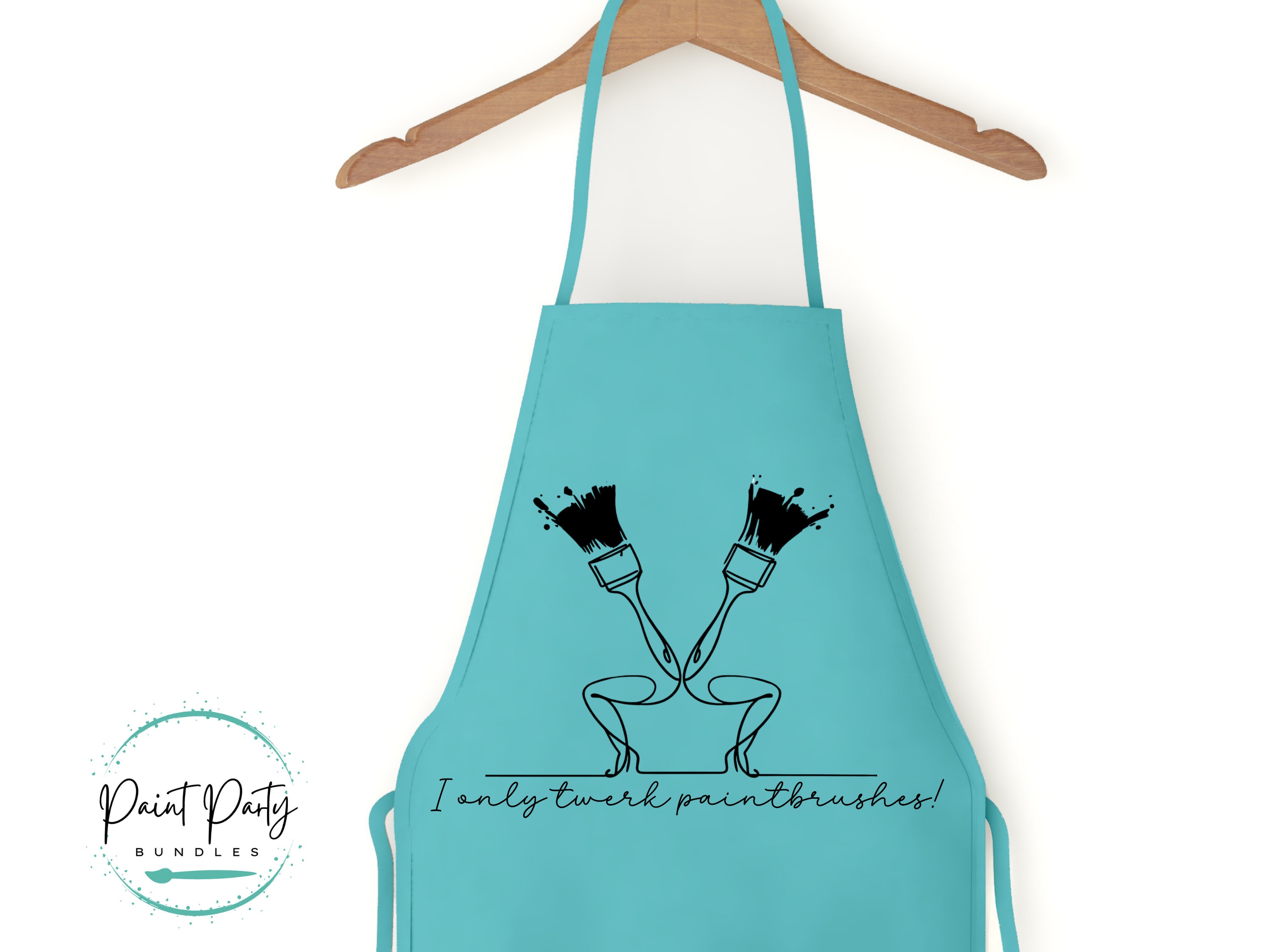 Paint Party Apron, Sip & Paint Stencils, Wine and Paint Night, Adult ...