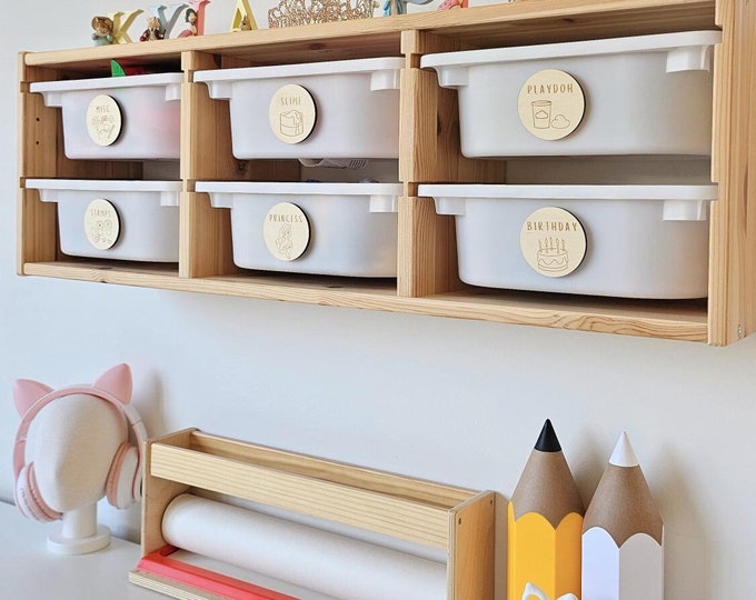 Custom Toy Storage Labels / Wooden Labels / Ikea Storage Labels ...