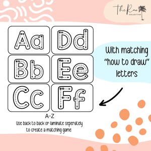 Alphabet Flashcards Pastel Montessori Printable Digital Download ...