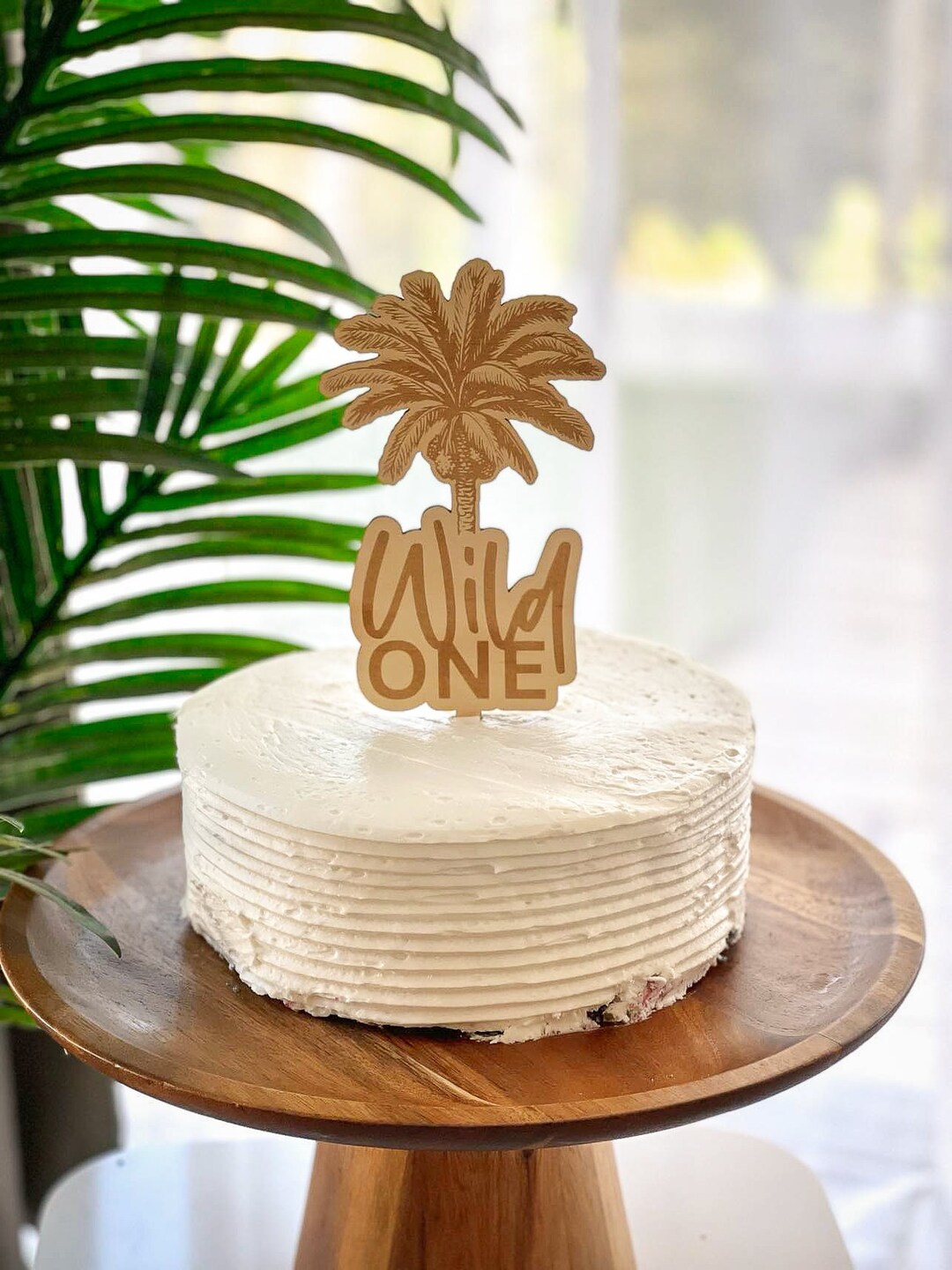 Wild One Cake Topper / First Birthday Cake Topper / Palm Cake Topper - Etsy