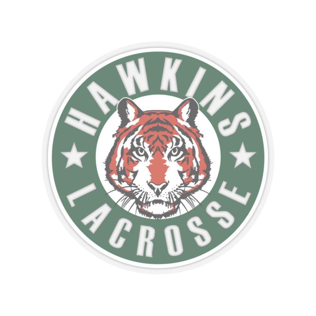 Stranger Things Hawkins Lacrosse Kiss-cut Stickers, Decal, Laptop ...