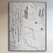 3D White Snowfield Skiing Canvas Hand Painting Original Skier Gift ...