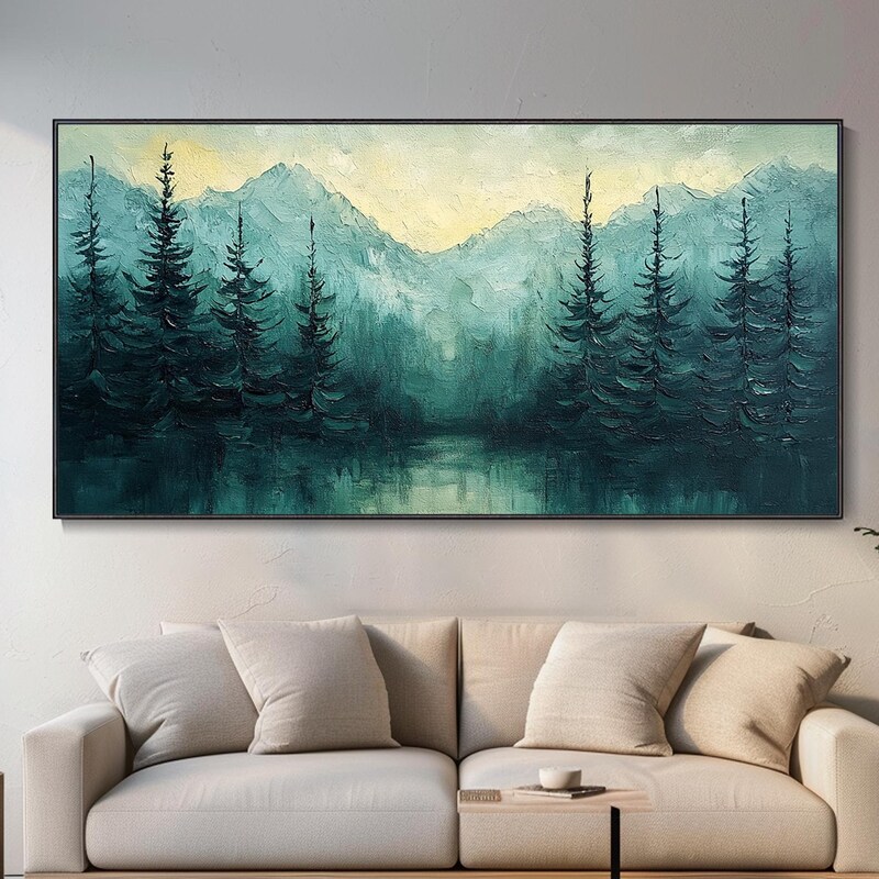 Abstract Forest Art - Etsy