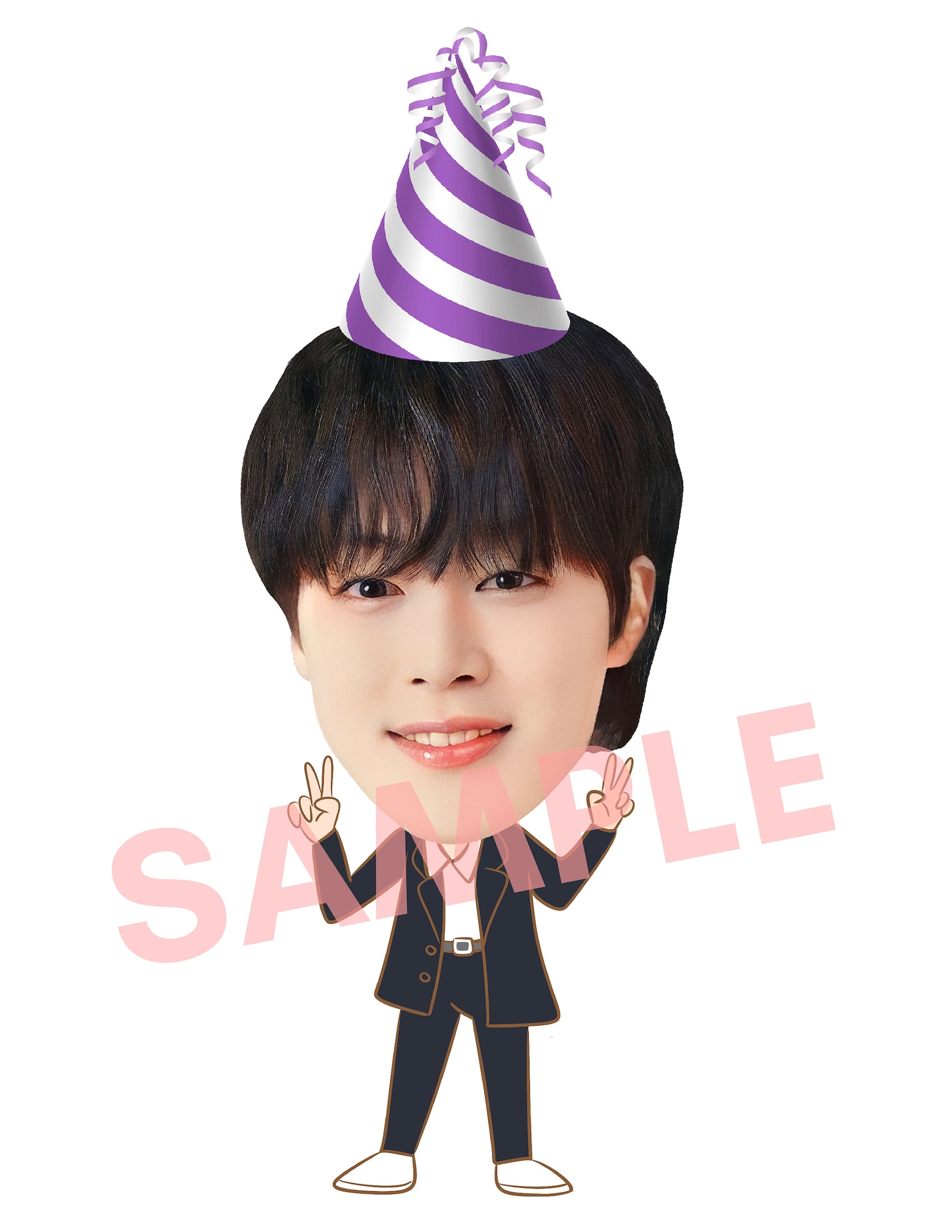 BTS Full Body Bts With Cartoon Body Party Decorations BTS Party ...