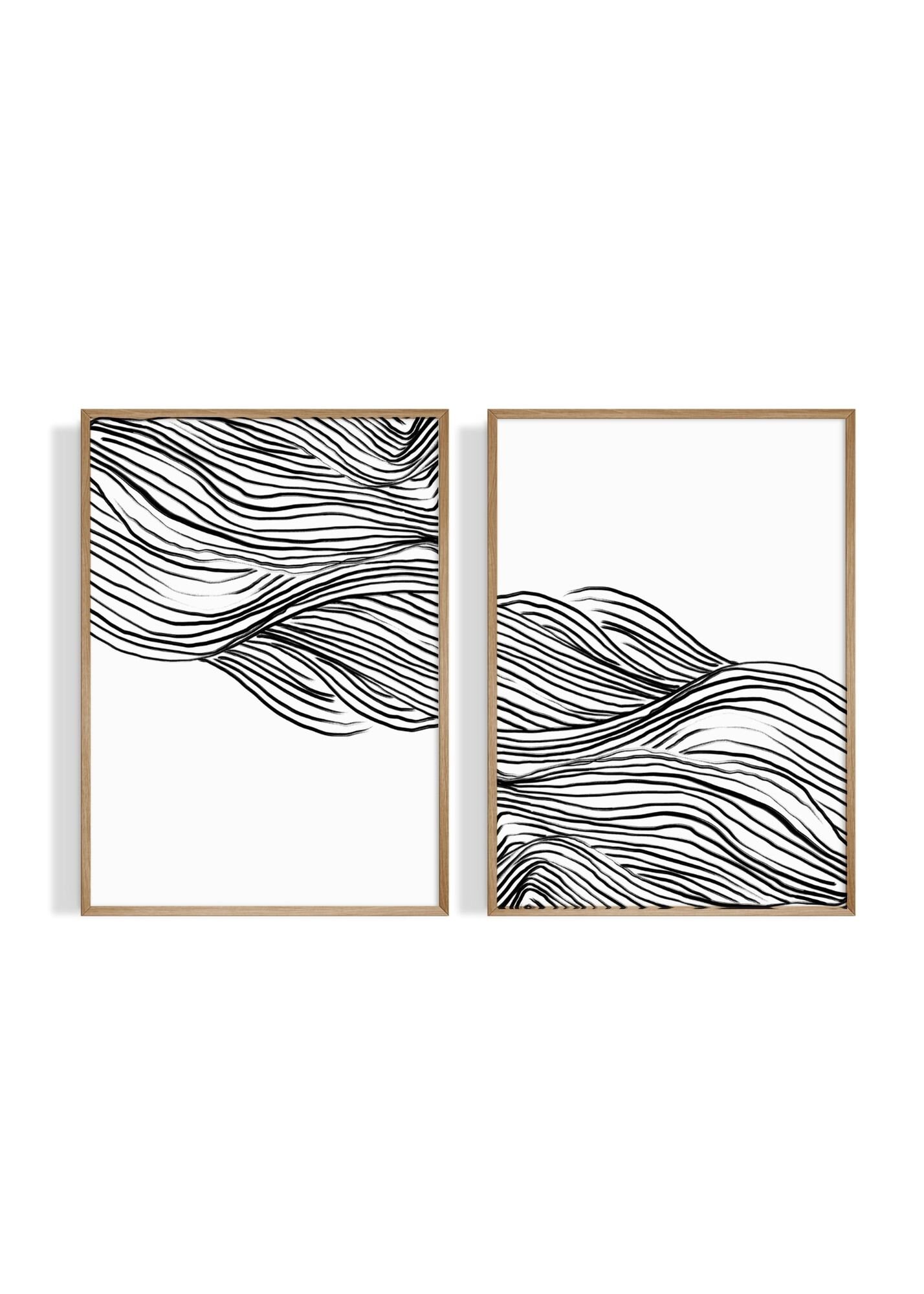 Abstract Art Print, Abstract Line Art Print, Printable Art, Wall Art ...