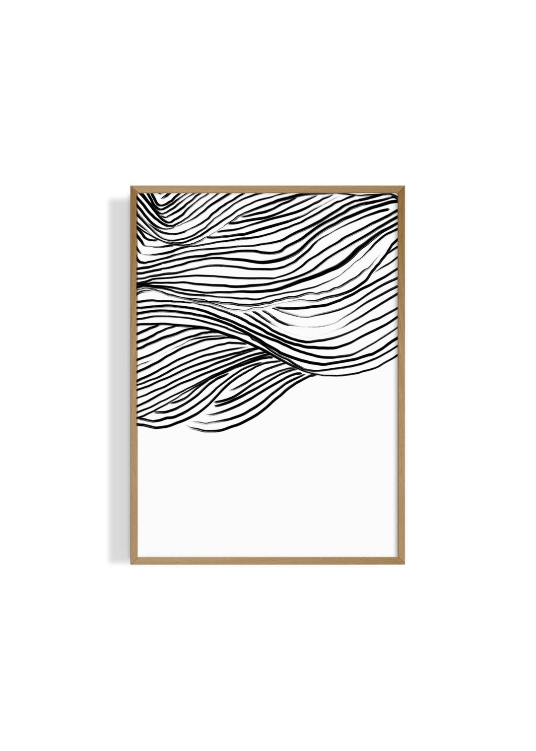 Abstract Art Print, Abstract Line Art Print, Printable Art, Gallery ...