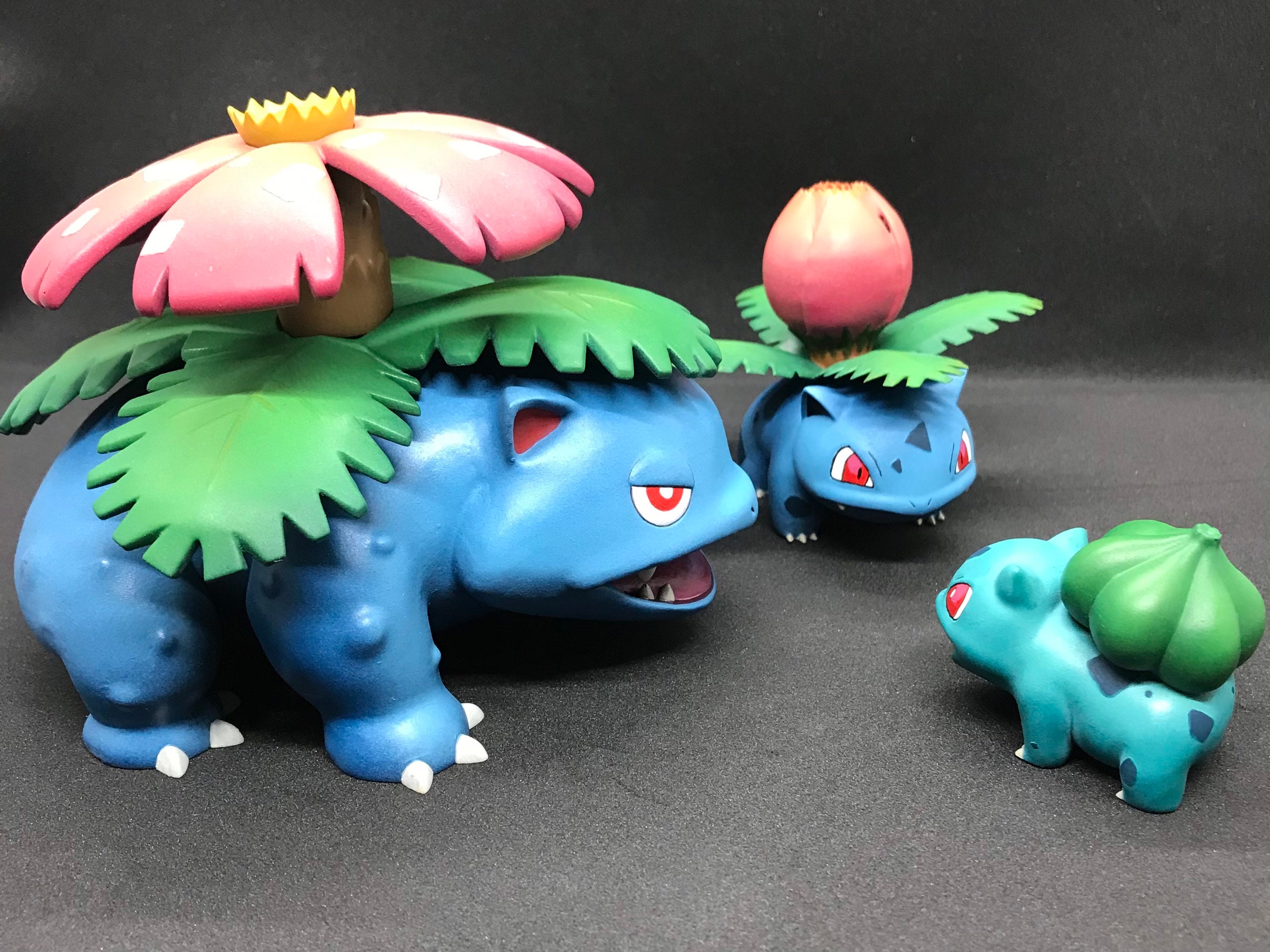 Bulbasaur / Ivysaur / Venusaur 3D Printed Resin Figure READ - Etsy