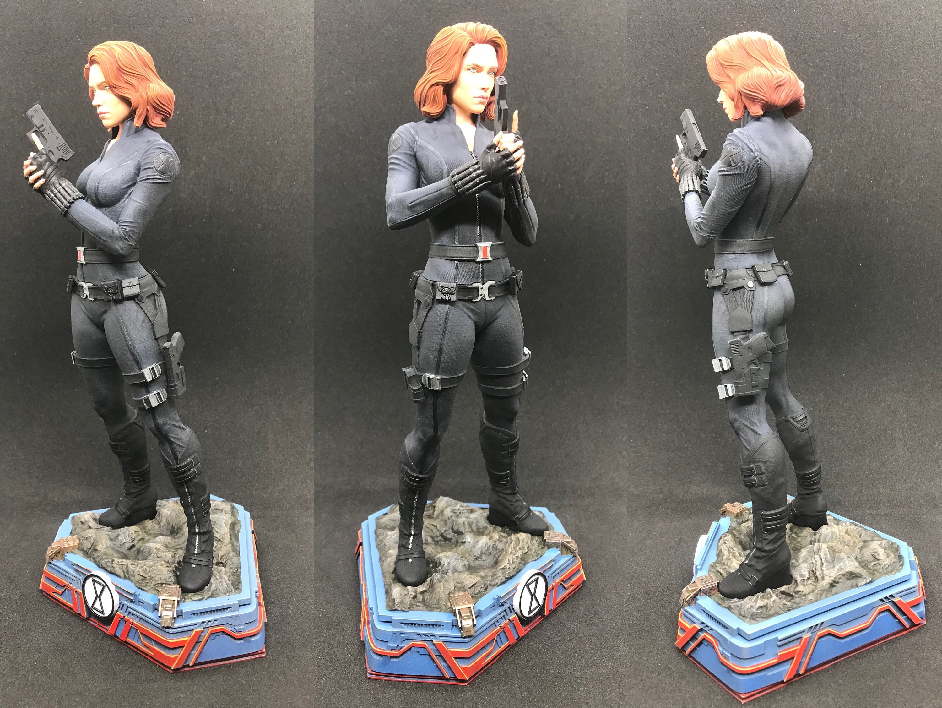 Black Widow Statue resin 3D Printed Figure READ DESCRIPTION - Etsy