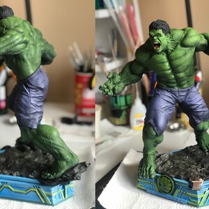 The Incredible Hulk Resin Statue V1 (resin 3D Printed Figure) READ ...