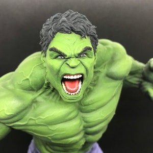The Incredible Hulk Resin Statue V1 (resin 3D Printed Figure) READ ...