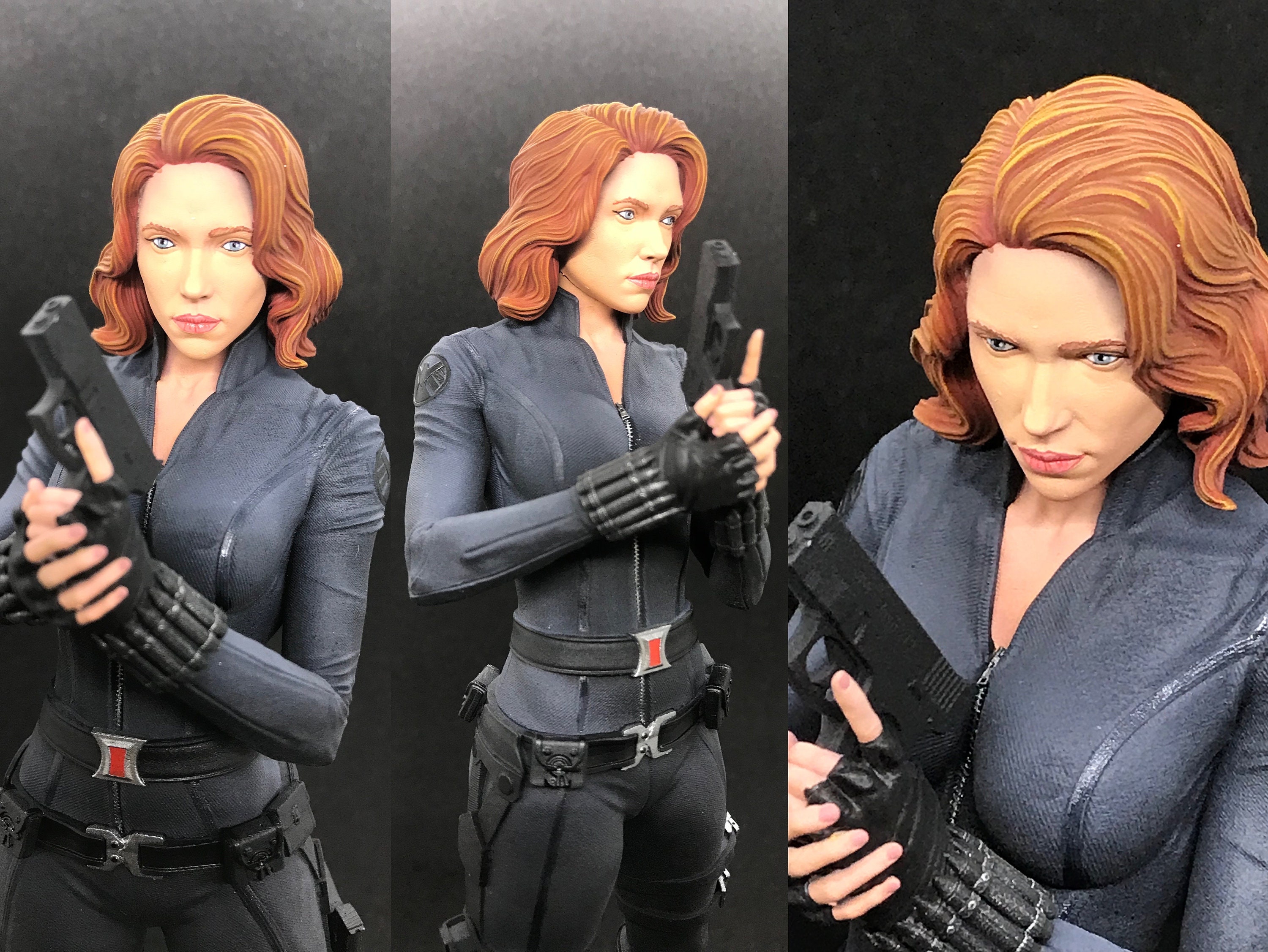 Black Widow Statue resin 3D Printed Figure READ DESCRIPTION PLEASE - Etsy