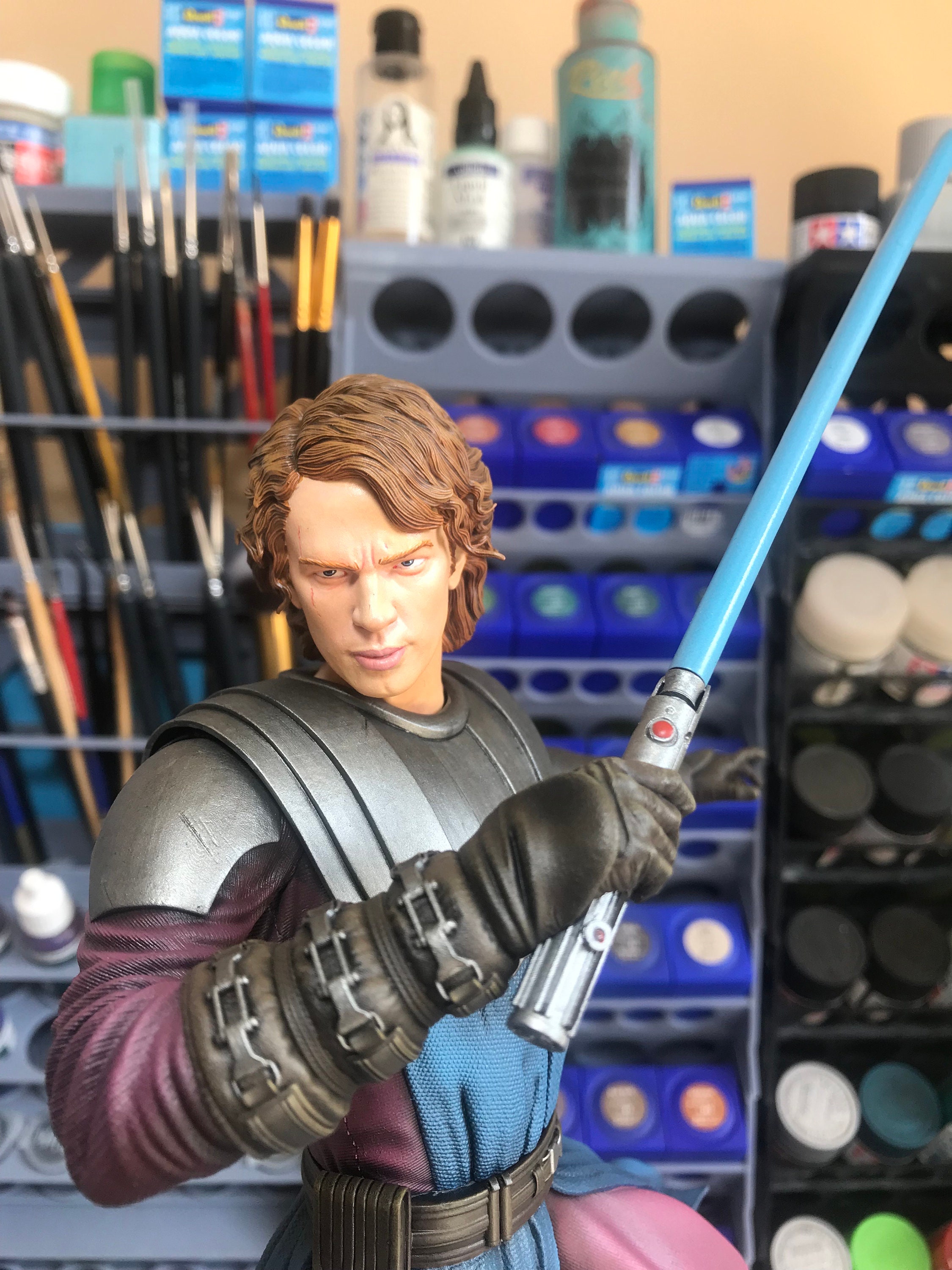 Anakin Skywalker Statue From Star Wars resin 3D Printed Figure Design ...