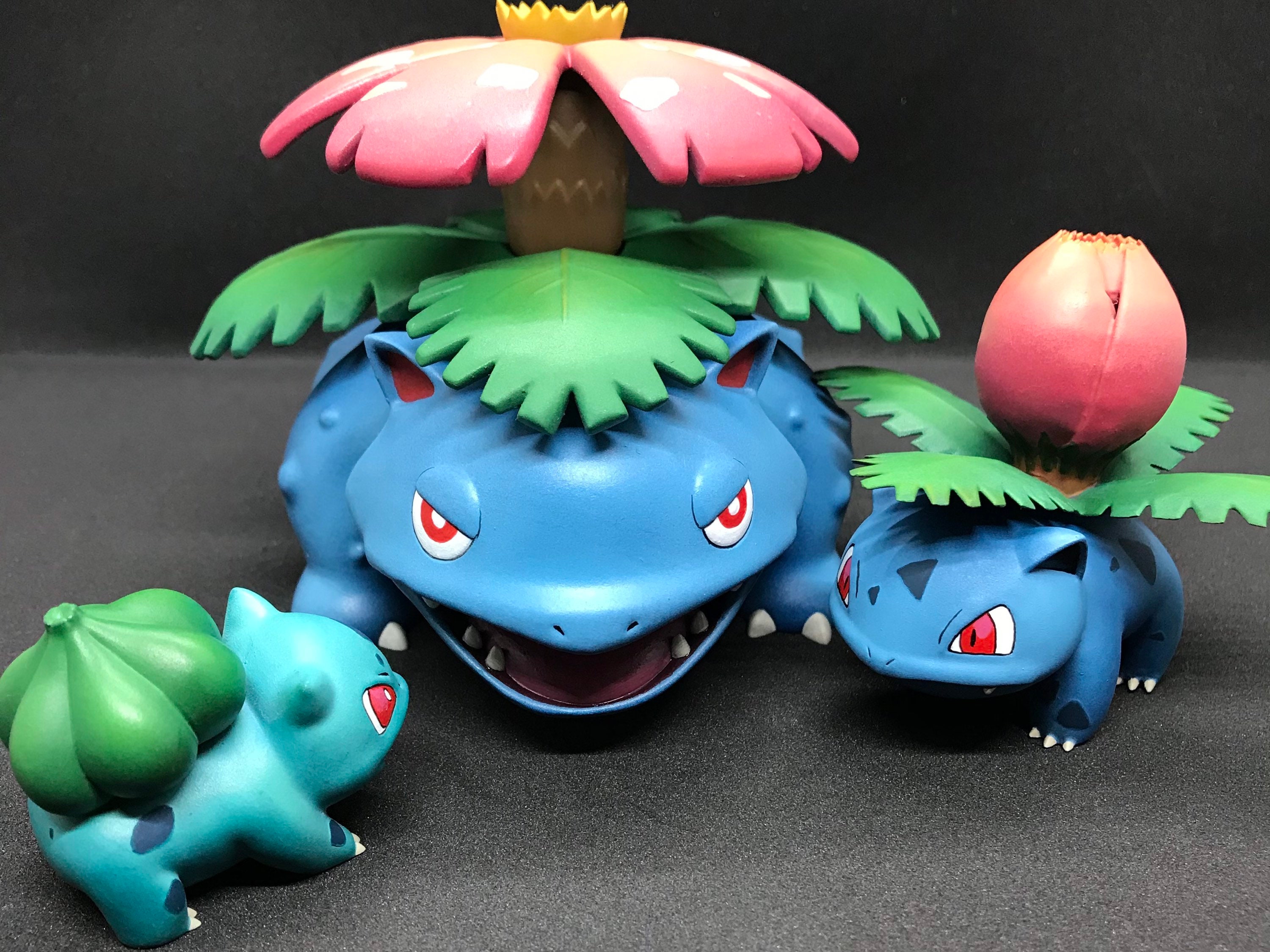 Bulbasaur / Ivysaur / Venusaur 3D Printed Resin Figure READ - Etsy