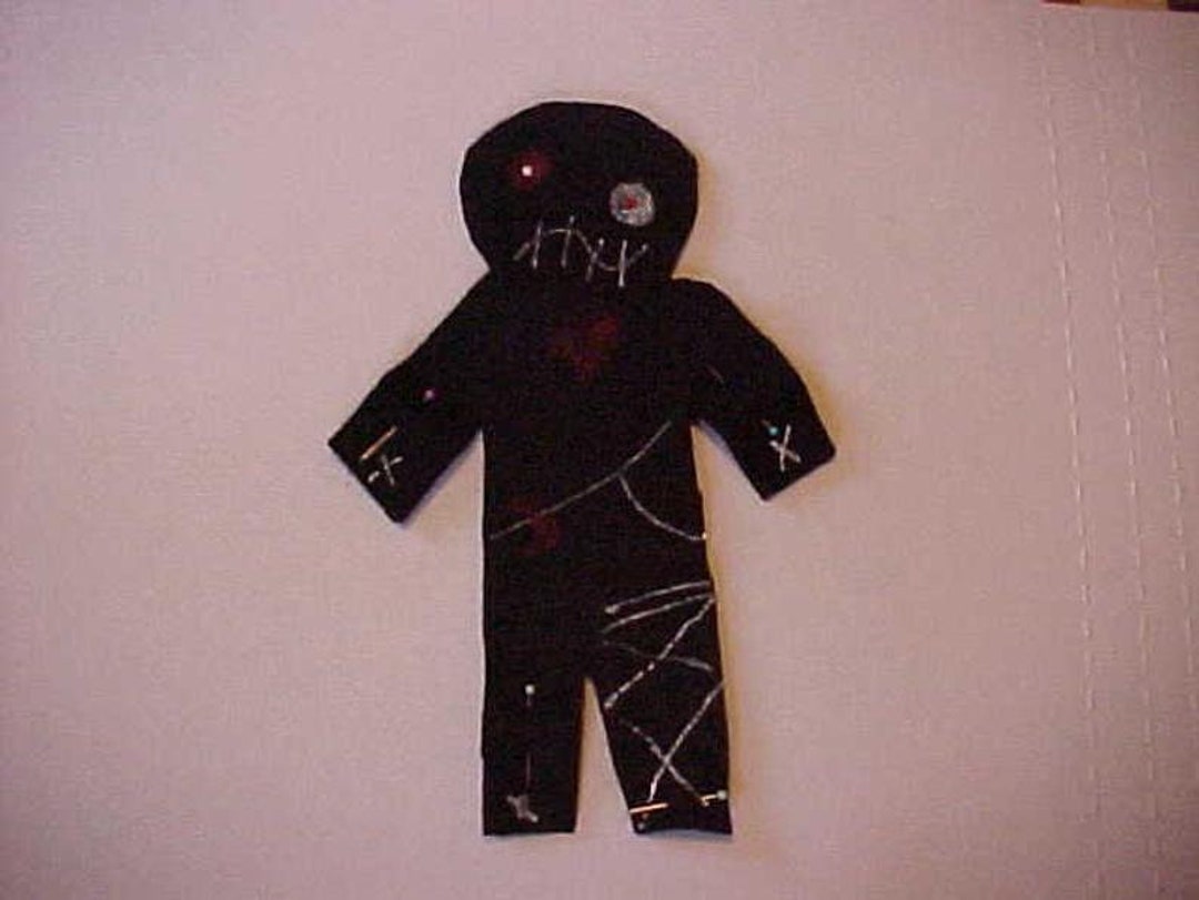 Voodoo Doll Poppet Sweet Revenge Black Doll Candle Spell Kit Wicca ...