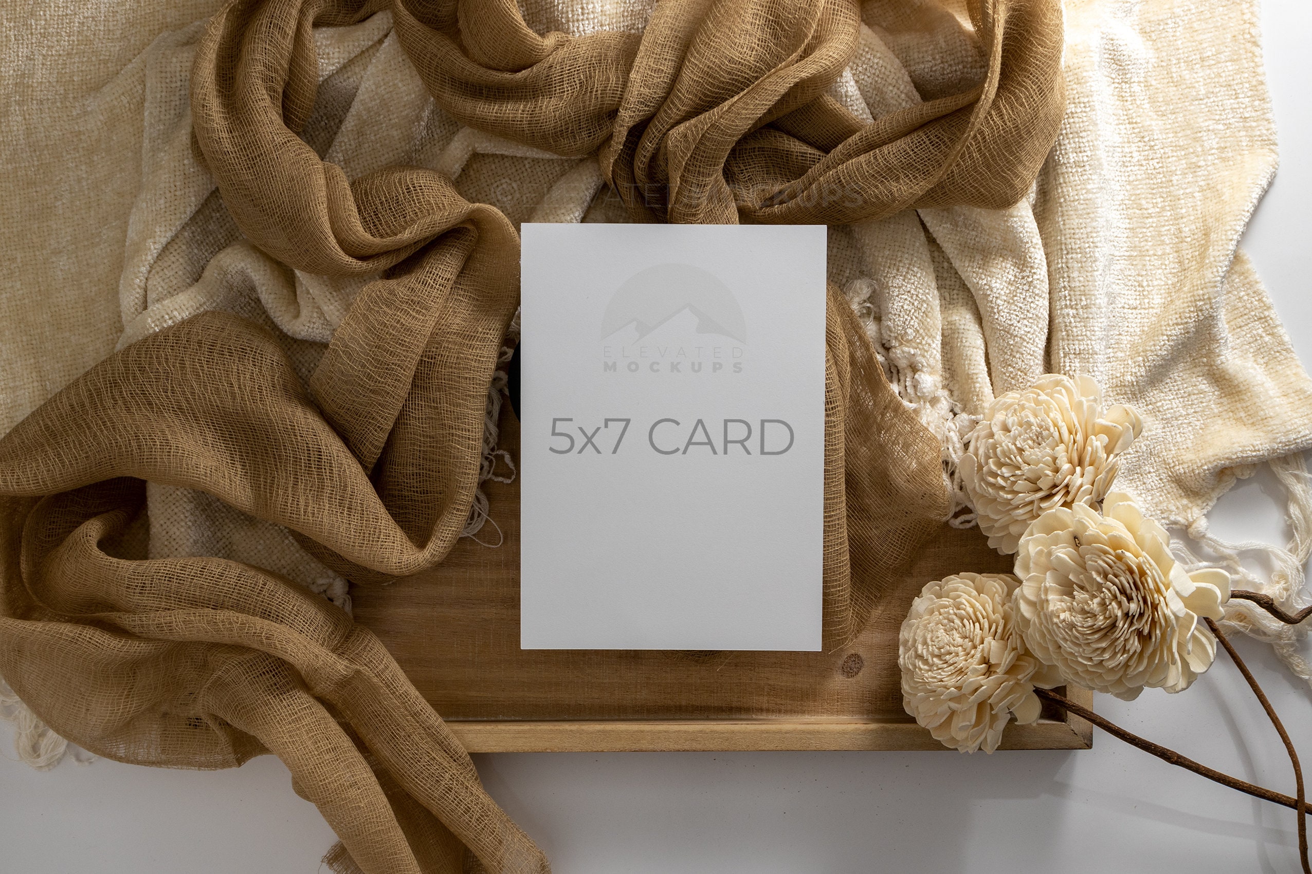 Bundle of 10 Neutral 5x7 Card Mockups With Some 3.5x5 Cards Perfect for ...