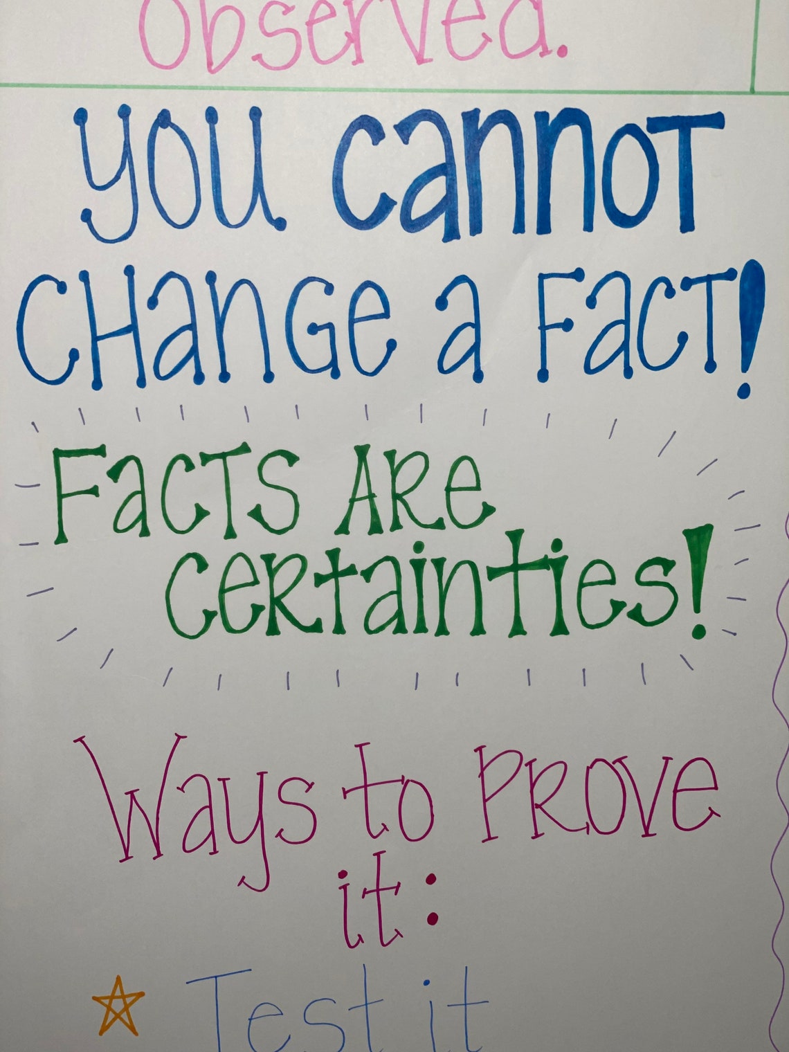 Fact Vs Opinion Anchor Chart Made to Order Anchor Charts - Etsy