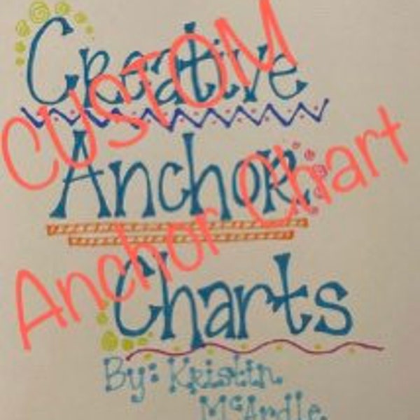Anchor Charts for Classroom - Etsy