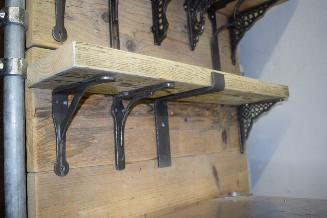 Choice of Narrow Shelf Brackets (ONE) for Use With 16cm Deep Shelves ...