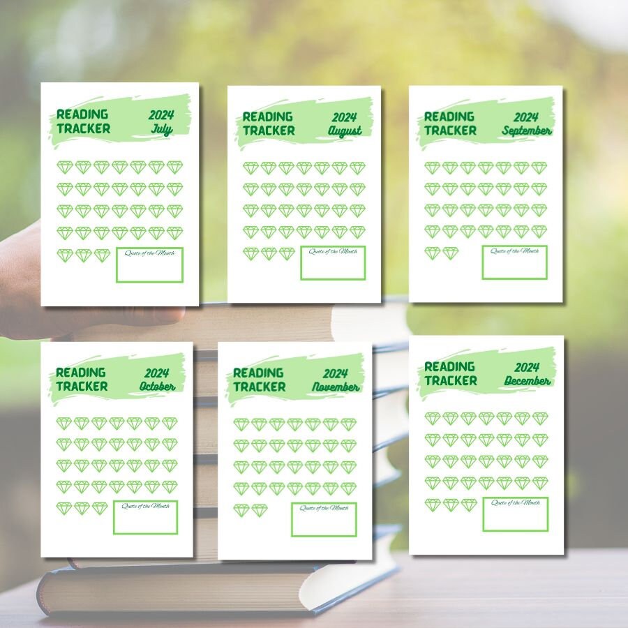Rastreador de lectura 2024 imprimible, Registro de lectura para adultos ...