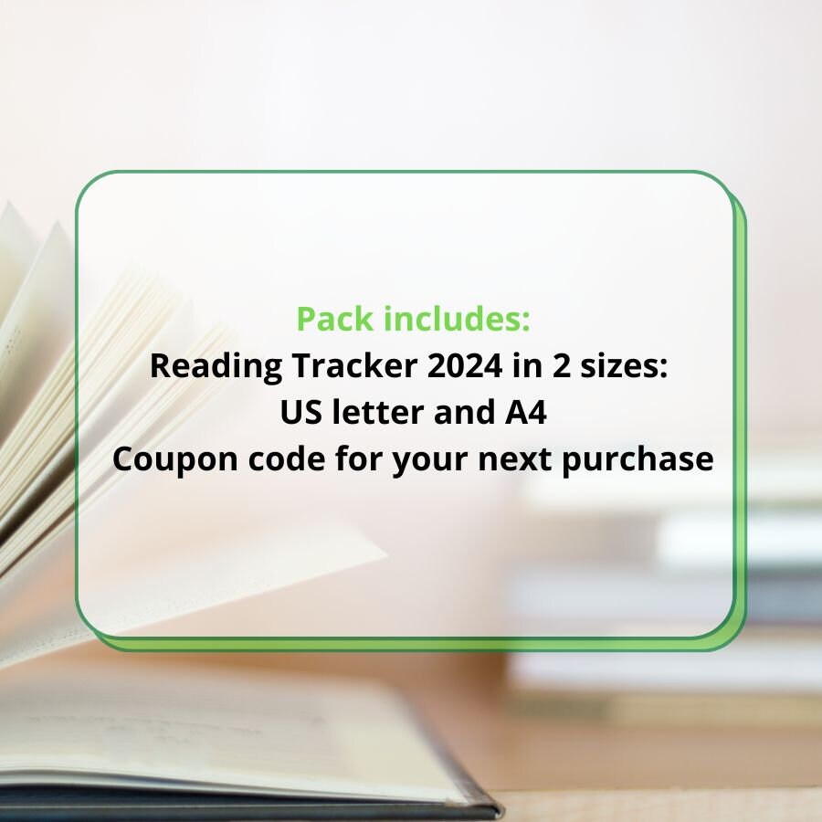 Rastreador de lectura 2024 imprimible, Registro de lectura para adultos ...