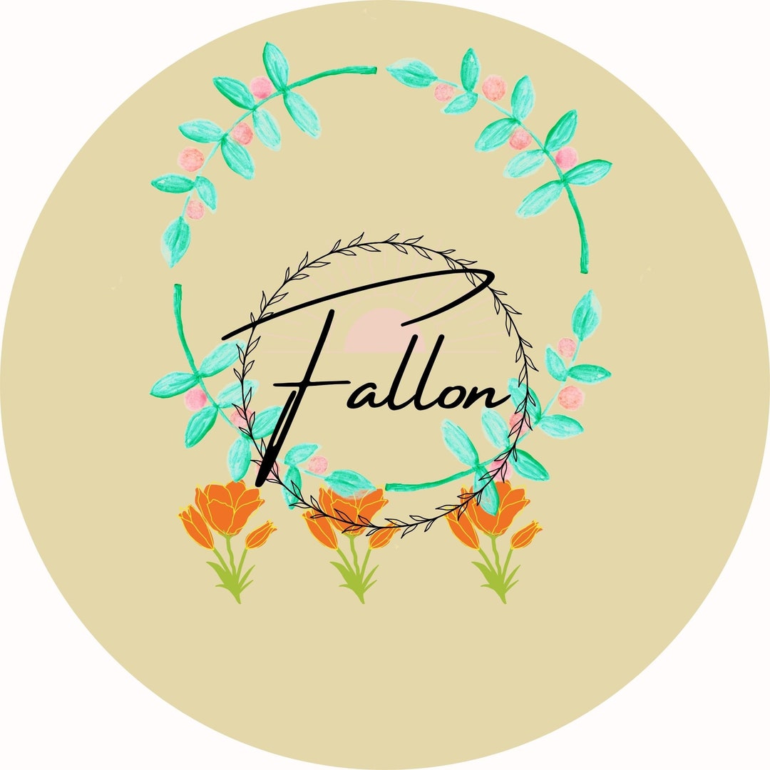 Fallon Circle Logo Labels: Personalized Stickers for Weddings - Etsy