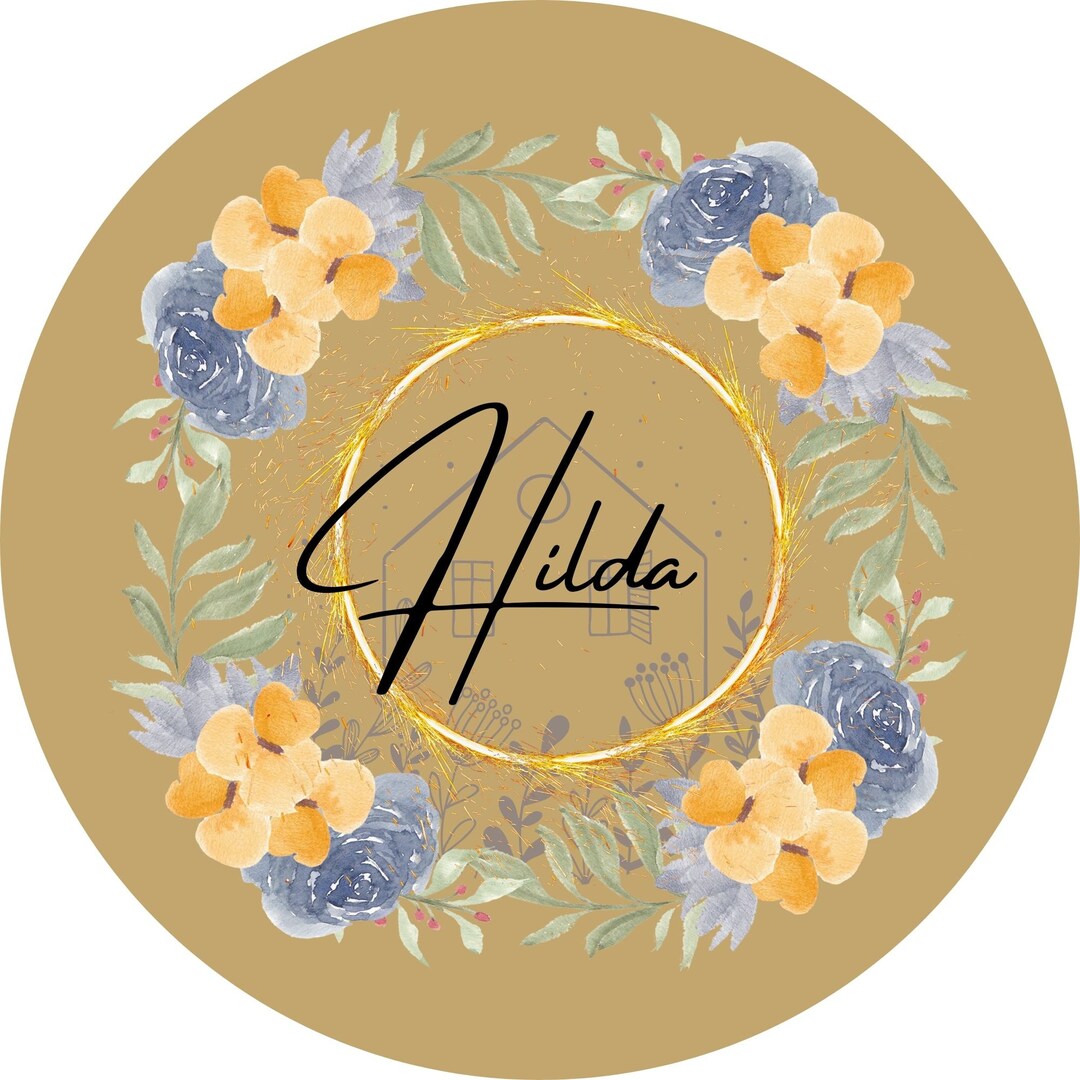 Hilda Labels: Dynamic Circular Logo Stickers for All Occasions - Etsy