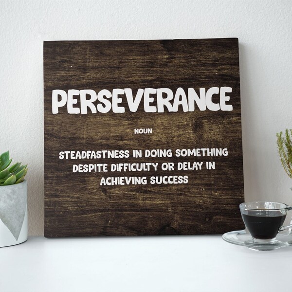 Perseverance - Etsy