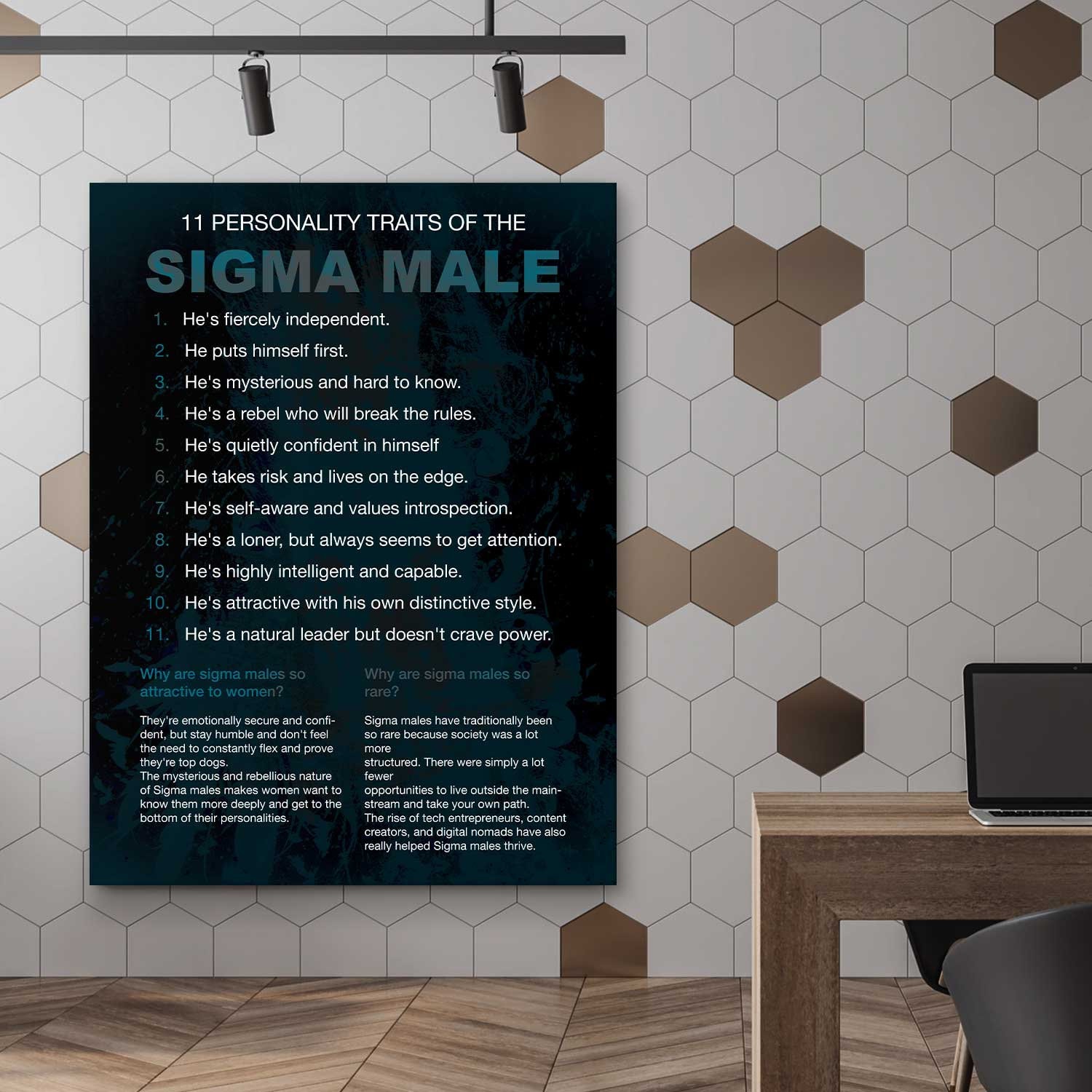 11 Personality Traits of the Sigma Male Wall Art, Mysterious Man Quotes ...