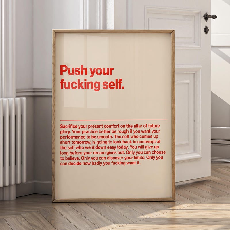 Motivational Poster Push - Etsy