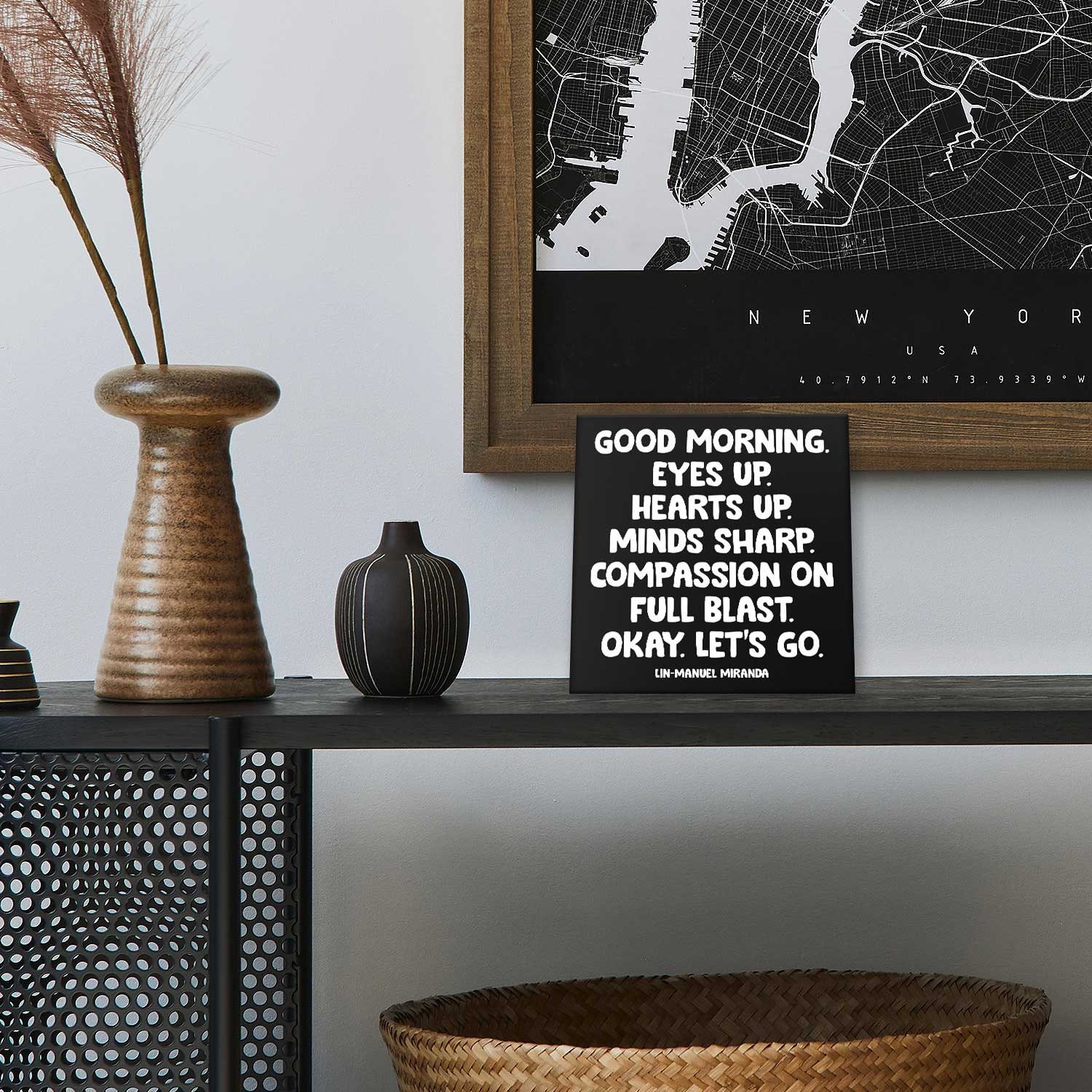 Lin-manuel Miranda Good Morning Merchandise, Positive Quotes Wall Decor ...