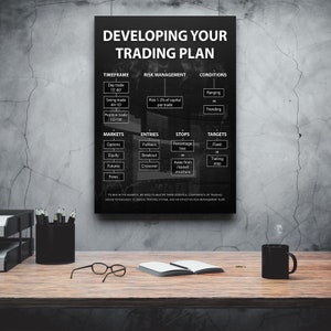 Developing Your Trading Plan Art Canvas Print Forex Academy Stock ...